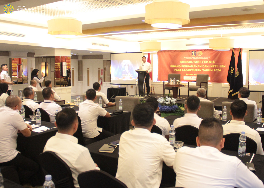 Kakanwil Kemenkumham Jabar Membuka Kegiatan Pelatihan Pengamanan dan Intelijen Oleh Ditjenpas